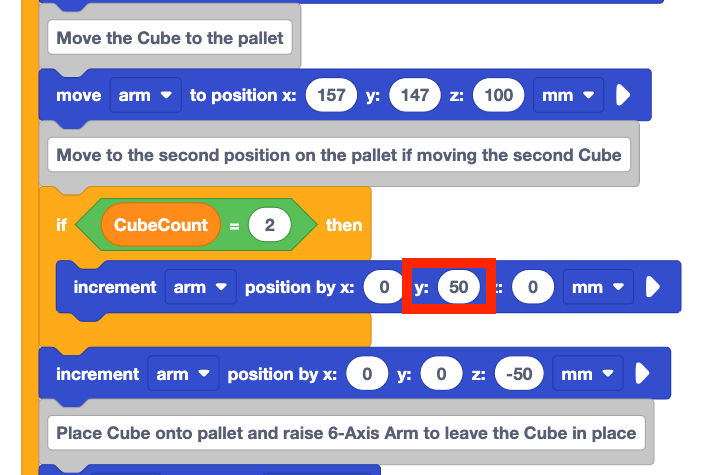 Unit 7 Transporting And Palletizing Objects Lesson 3 Moving Two Cubes Vex Education
